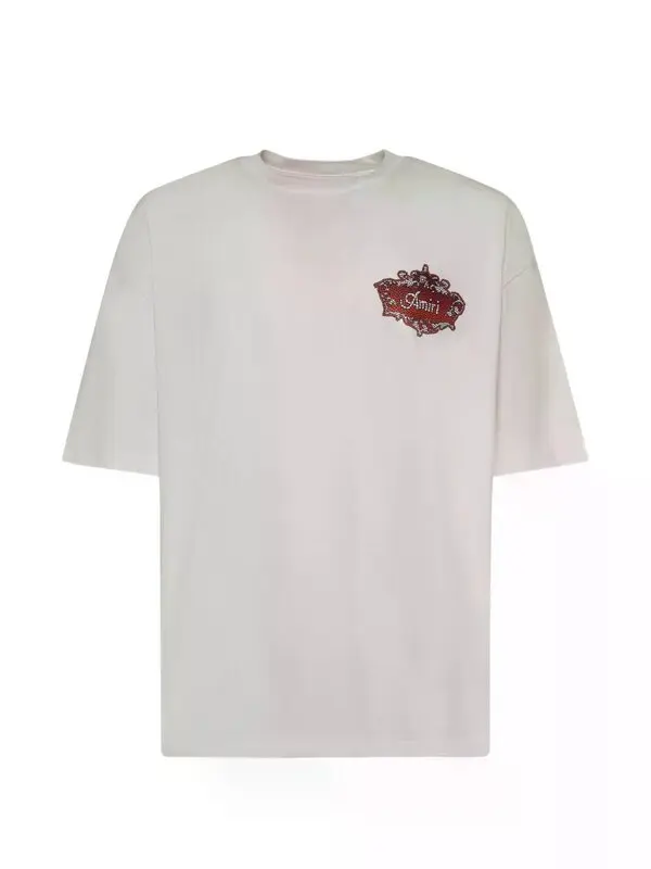 Amiri Logo-embellishment T-shirt - White