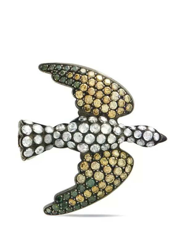 LB EXCLUSIVE Diamond Dove Brooch