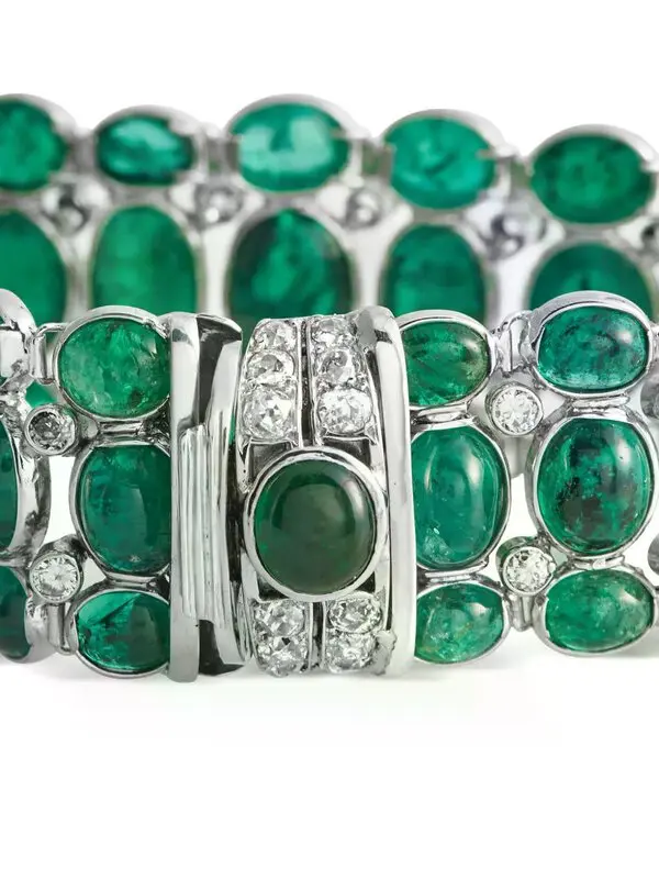 LB EXCLUSIVE Emerald And Diamond Bracelet