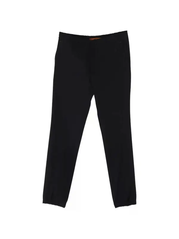 Zegna Elastic-waistband Trousers - Blue