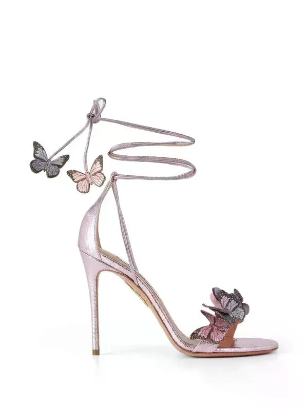AQUAZZURA Papillon Butterfly Embellished Sandals
