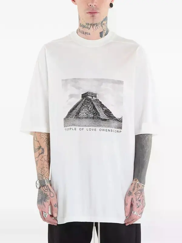 Rick Owens Jumbo Ss Cotton T-shirt