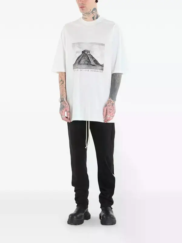 Rick Owens Jumbo Ss Cotton T-shirt