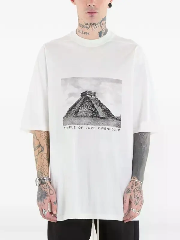 Rick Owens Jumbo Ss Cotton T-shirt
