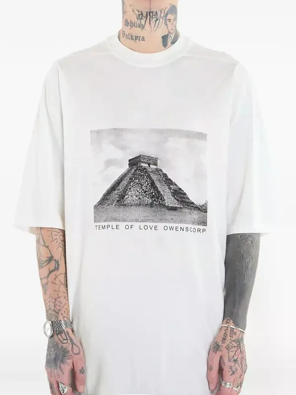 Rick Owens Jumbo Ss Cotton T-shirt
