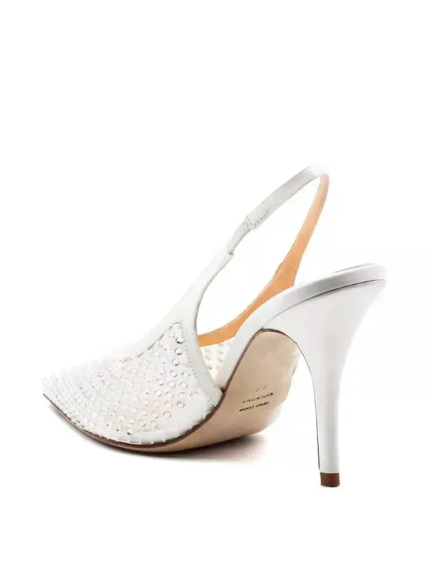 CHANTAL Rhinestone-embellished Slingback Pumps