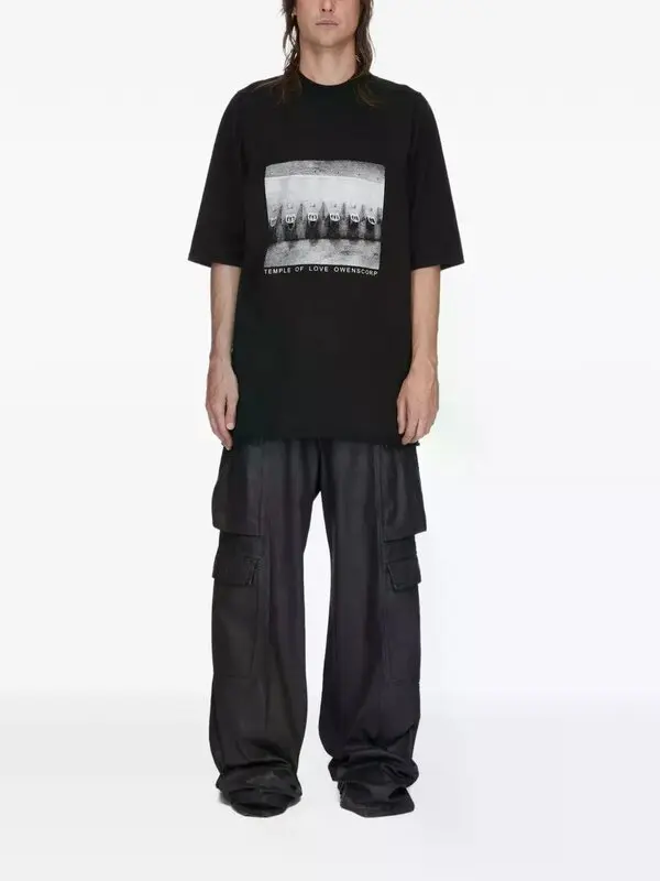 Rick Owens Jumbo Ss T-shirt - Brown