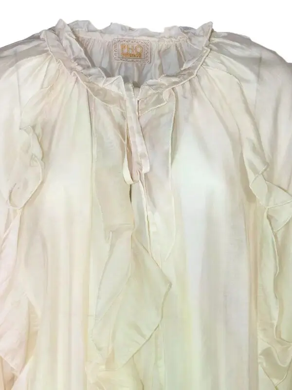 Pho Firenze Ruffled Gathered Blouse