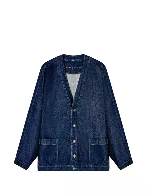 Giorgio Armani Front-pocket Denim Jacket - Blue