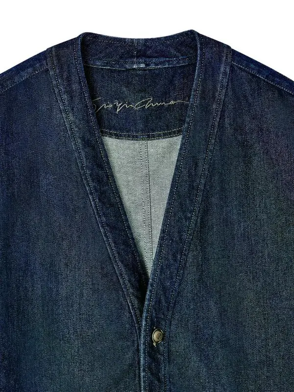 Giorgio Armani Front-pocket Denim Jacket - Blue
