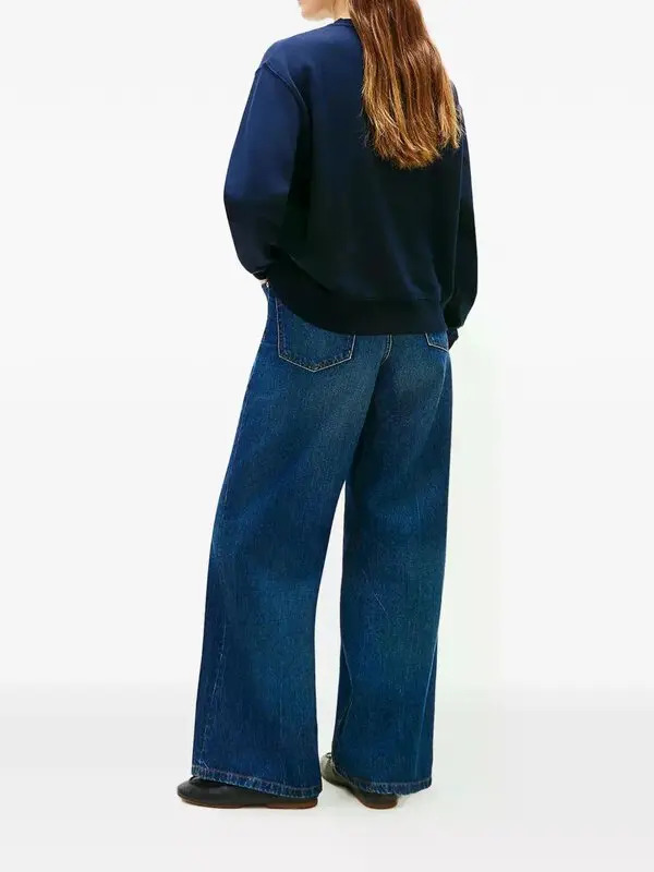 Tommy Hilfiger Embroidered Crewneck Sweatshirt - Blue