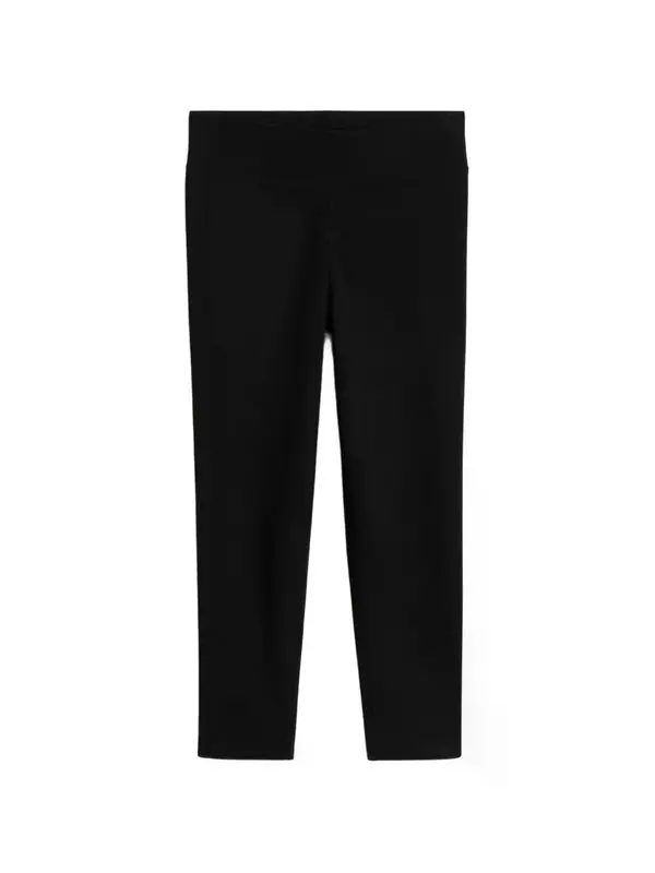 TOTEME Capri Knit Leggings - Black