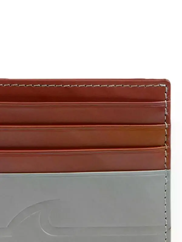 Paul & Shark Fin-embossed Leather Card Holder