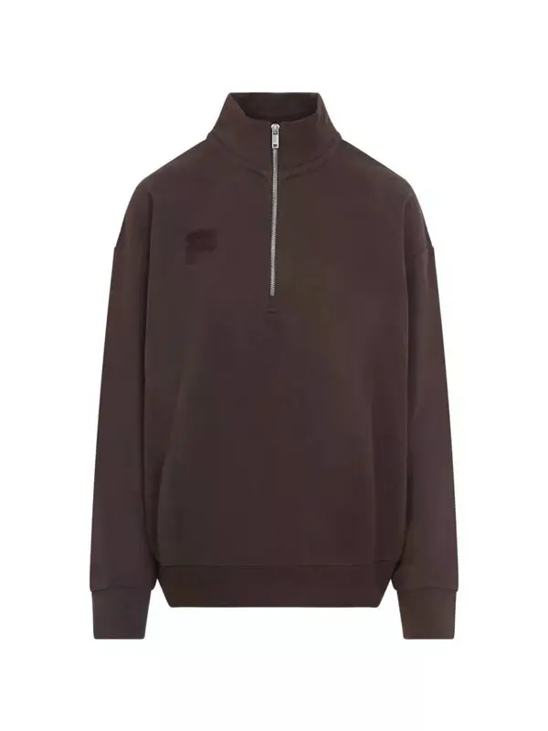 PANGAIA Half-zip Mock-neck Sweatshirt
