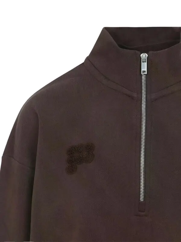 PANGAIA Half-zip Mock-neck Sweatshirt