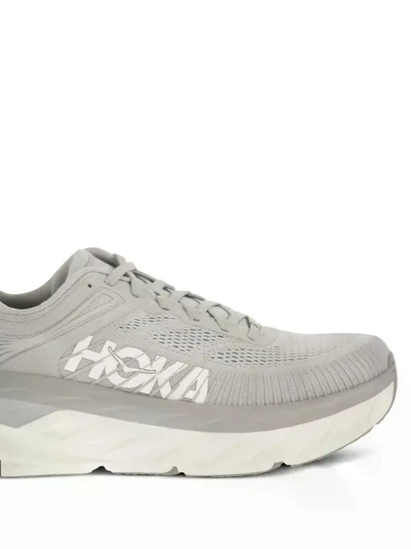 HOKA® Bondi Lace-up Sneakers - Grey
