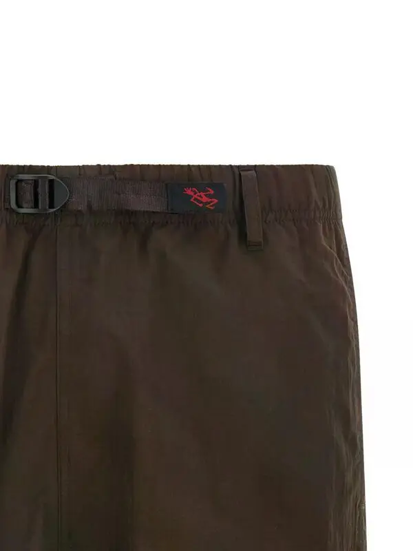 Gramicci Integrated-belt Bermuda Shorts - Brown