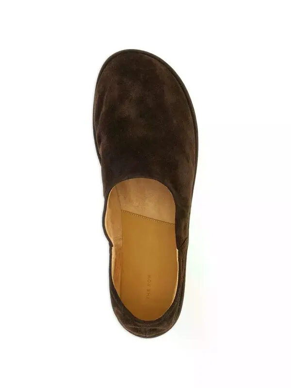 THE ROW Canal Suede Loafers