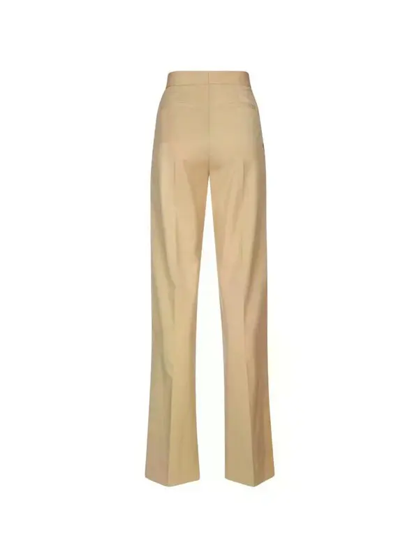 Elisabetta Franchi Logo-plaque Trousers - Neutrals