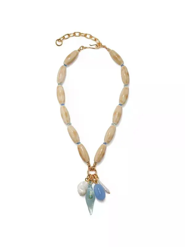 LIZZIE FORTUNATO Marilla Seashell Necklace - Gold
