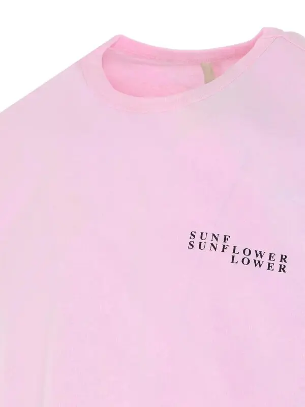 SUNFLOWER Crewneck Print Logo T-shirt