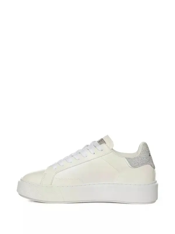 CRIME LONDON Round-toe Leather Sneakers