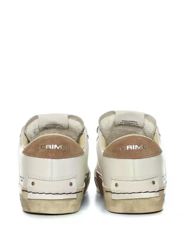 CRIME LONDON Leather Low-top Sneakers