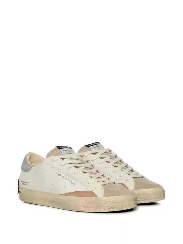 CRIME LONDON Distressed 2.0 Leather Sneakers