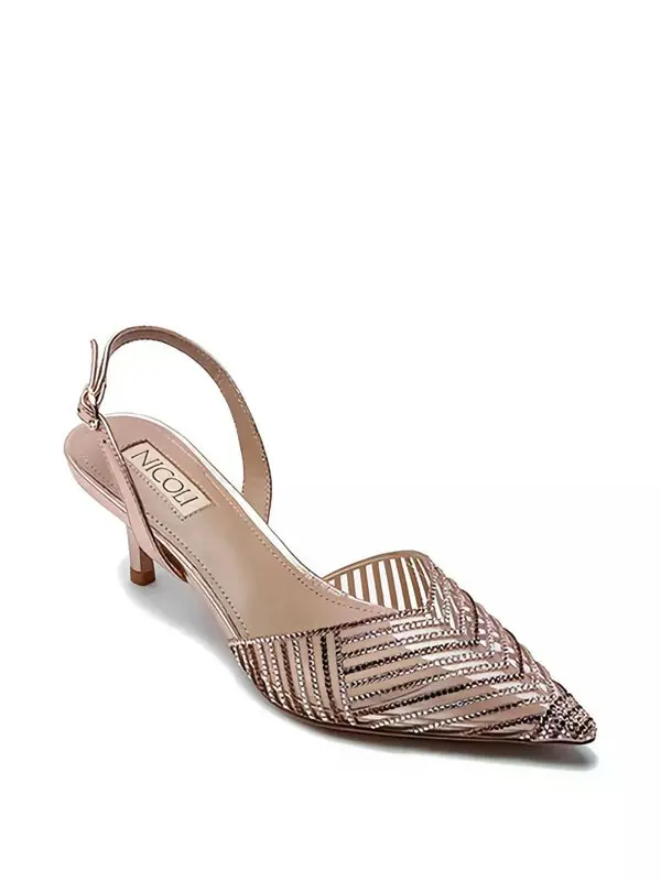NICOLI Clivia Slingback Pumps - Pink