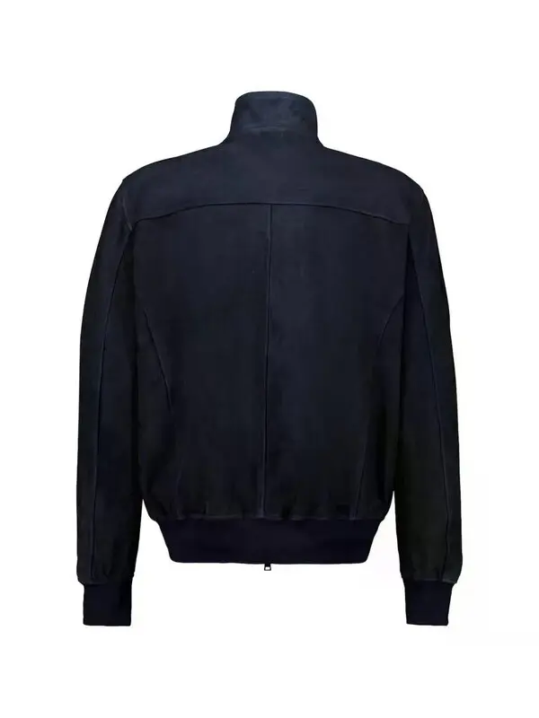 Boglioli Leather Bomber Jacket