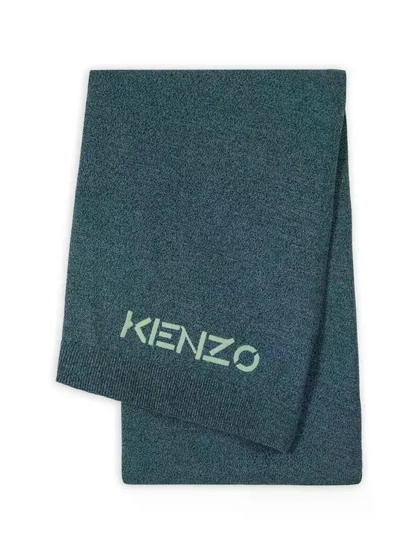 Kenzo Embroidered-logo Throw