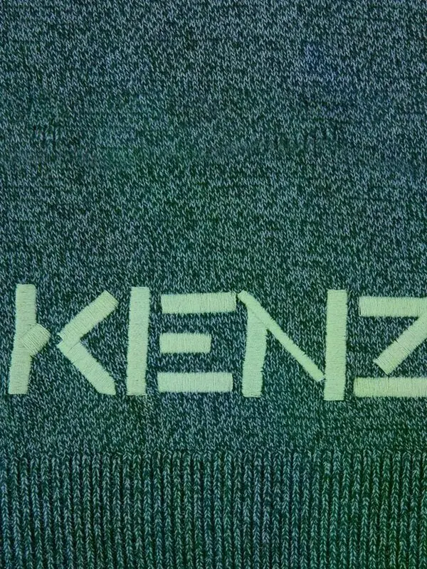 Kenzo Embroidered-logo Throw