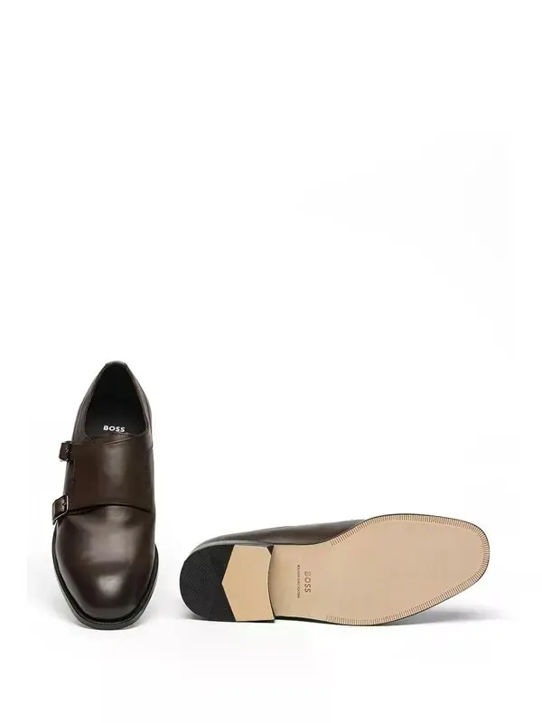 BOSS Limber Almond-toe Monk Shoes