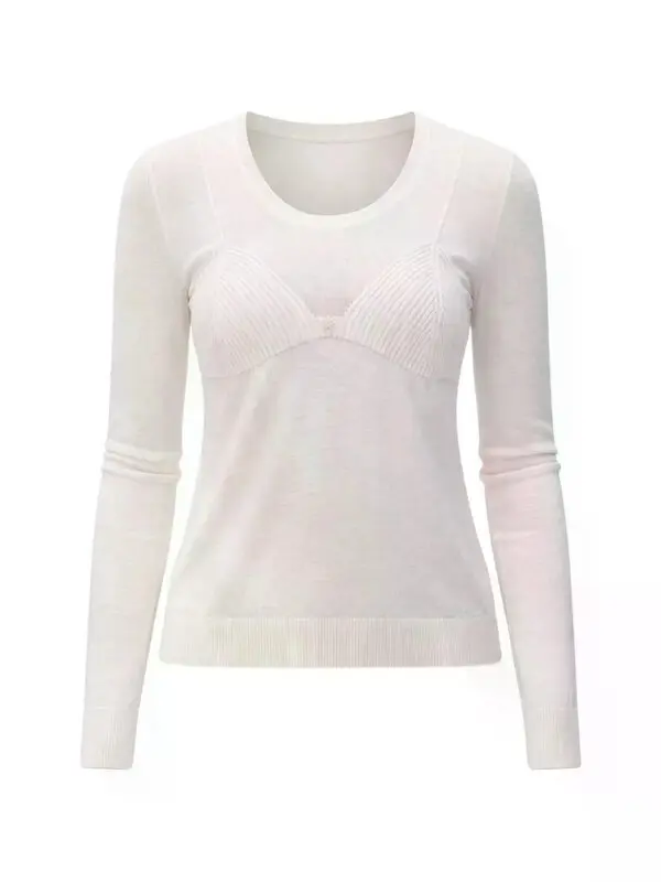 Elisabetta Franchi Ribbed-embellished Sweater