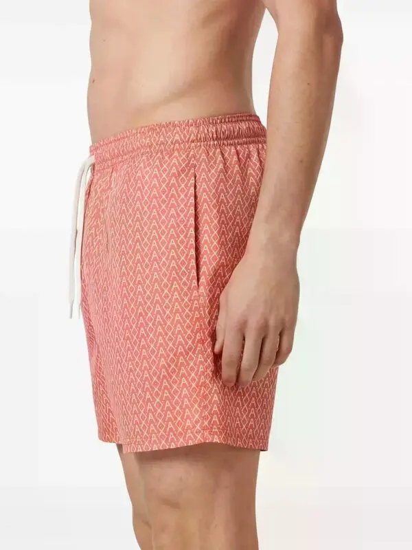 Armani Exchange Patterned Swim Shorts - Orange