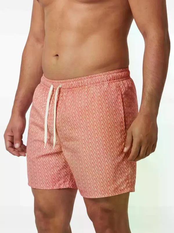 Armani Exchange Patterned Swim Shorts - Orange
