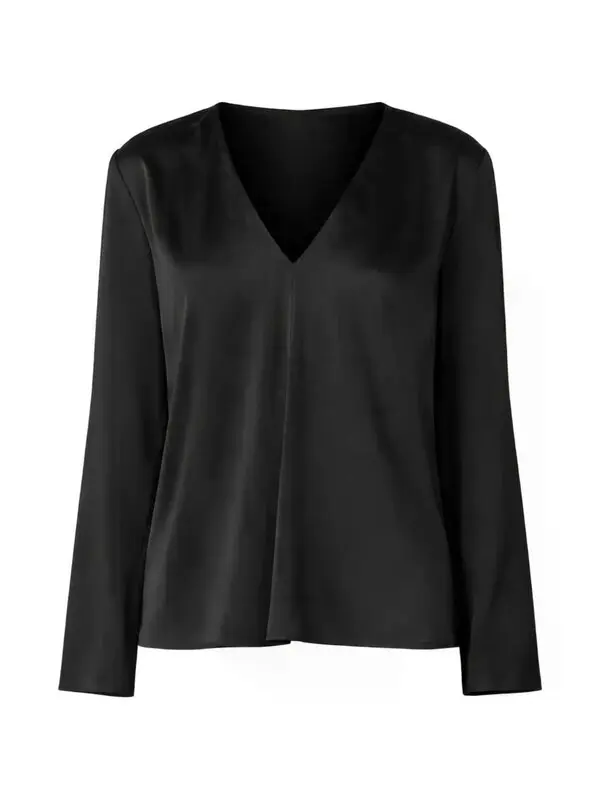 JUCCA V-neck Long-sleeved Blouse