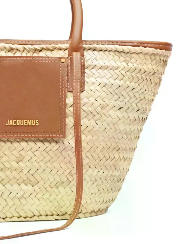 Jacquemus Soli Straw Tote Bag