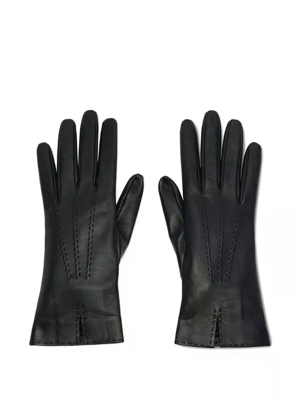 THE ROW Florence Stitched Leather Gloves