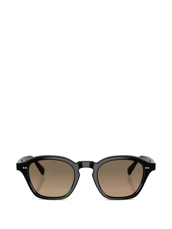 Oliver Spencer Eyles Round-frame Sunglasses - Black