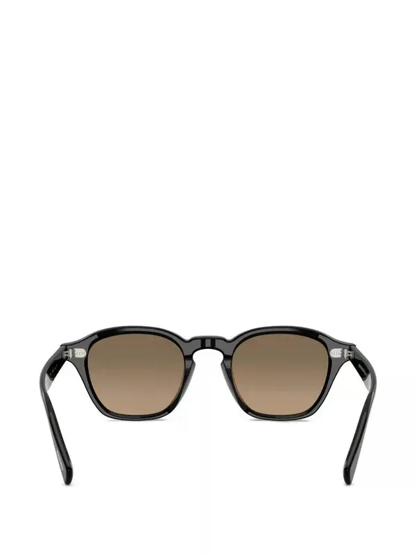 Oliver Spencer Eyles Round-frame Sunglasses - Black