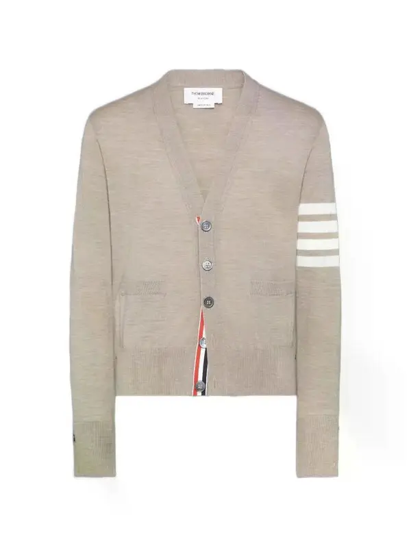 Thom Browne 4-bar V-neck Cardigan