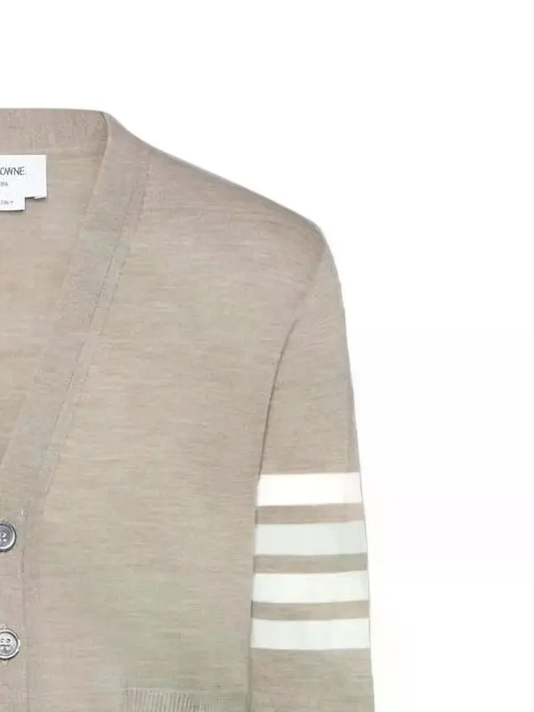 Thom Browne 4-bar V-neck Cardigan