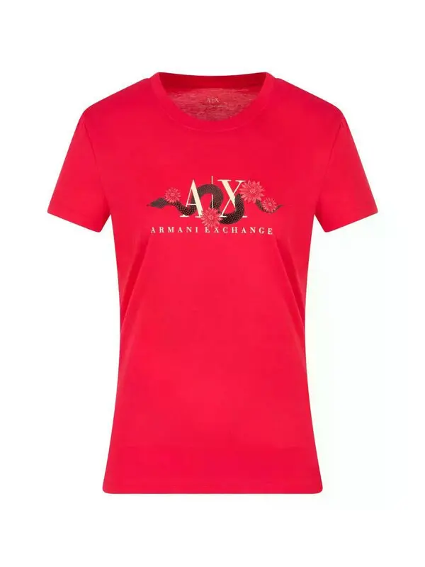 Armani Exchange Logo-print Crew-neck T-shirt