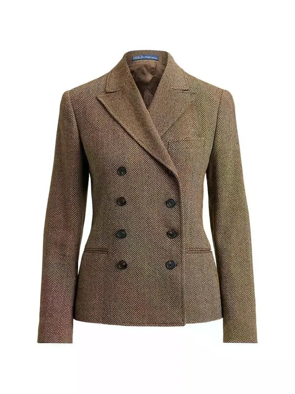 Polo Ralph Lauren Herringbone Double-breasted Blazer