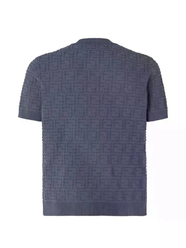Fendi Embossed Crew-neck T-shirt