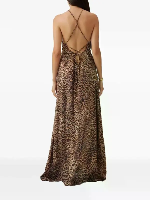 Melissa Odabash Sage Cheetah Maxi Dress
