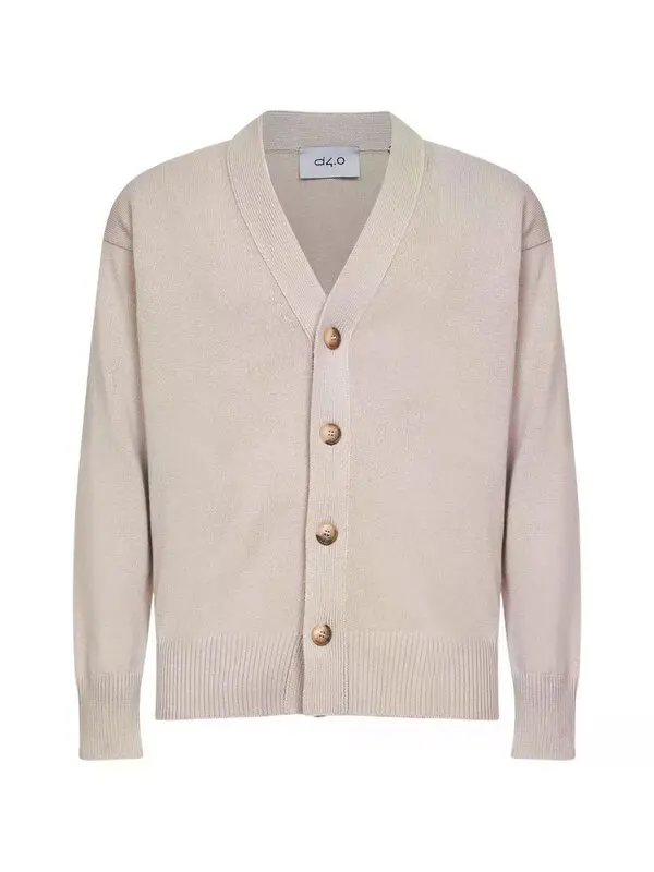 D4.0 Buttoned V-neck Cardigan