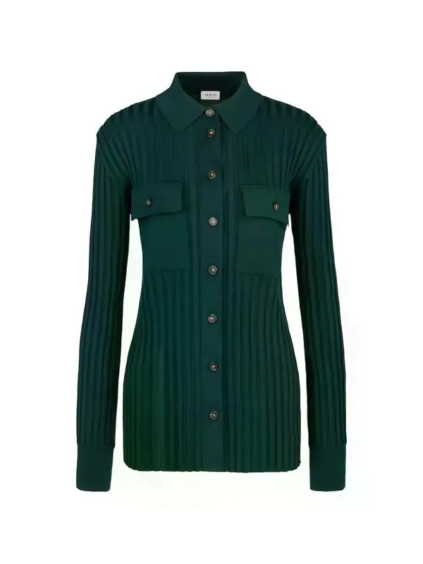 TOD'S Ribbed Knit Cardigan