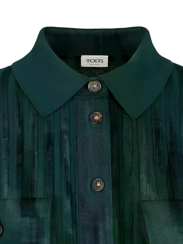 TOD'S Ribbed Knit Cardigan